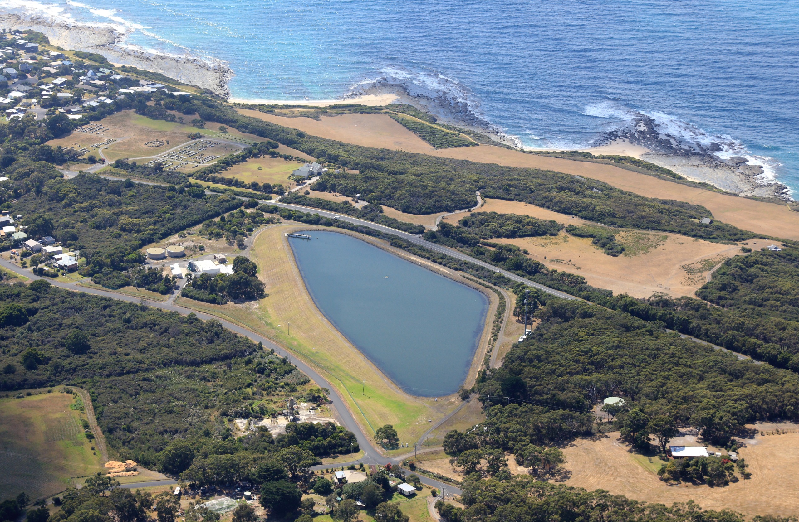 Marengo Basin dam safety maintenance | Colac Otway Region | Works in ...